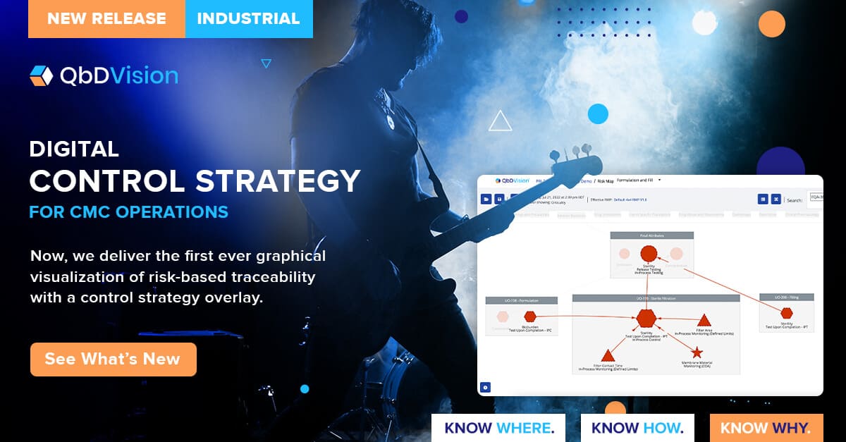 New Release: Digital Control Strategy for CMC Operations | QbDVision